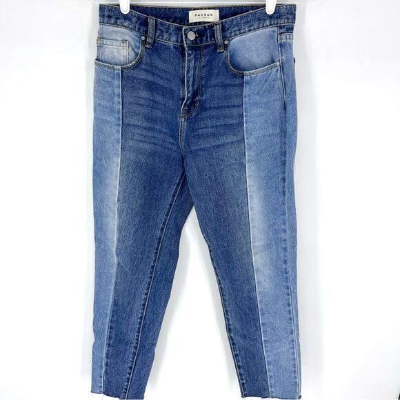 PacSun | Jeans | Pacsun Vintage Icon High Rise Two Tone Panel Jeans 28 ...
